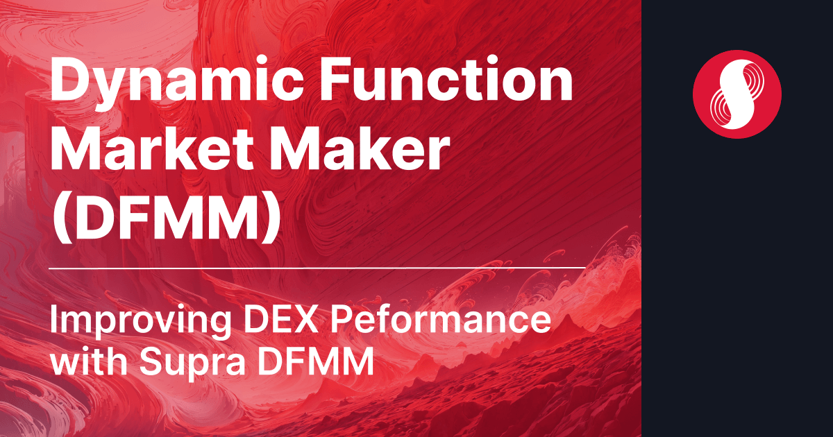 Dynamic Function Market Maker (DFMM): Video and Whitepaper