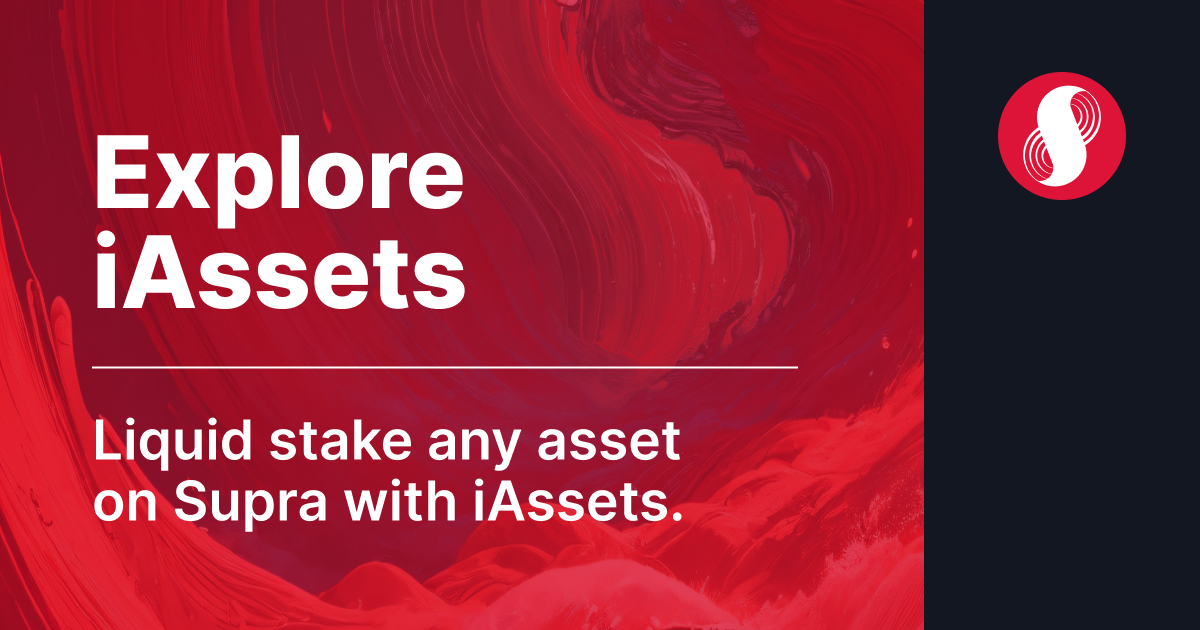 iAssets on Supra Layer-1 Blockchain