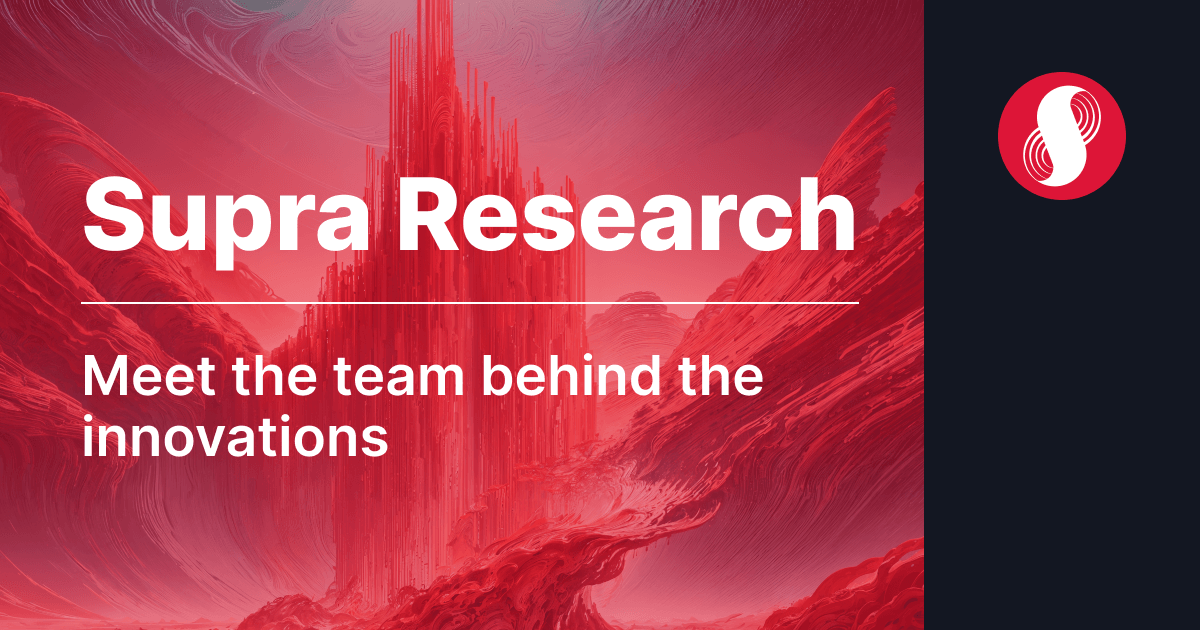 Supra Research Blockchain And Web3 Infrastructure Research